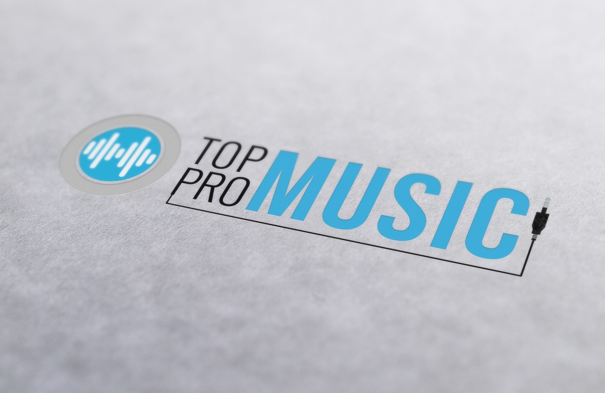 Logo Top Pro Music: identità visiva per azienda audio | Creativemotions