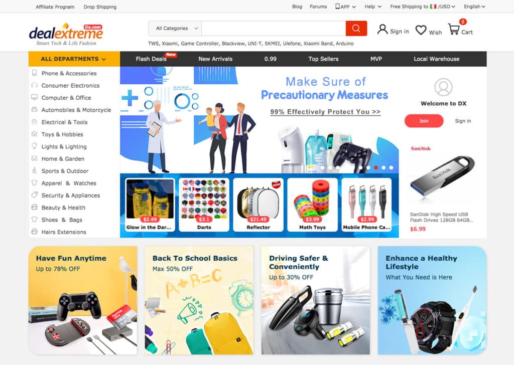 Le migliori alternative a AliExpress (2021) | Creativemotions