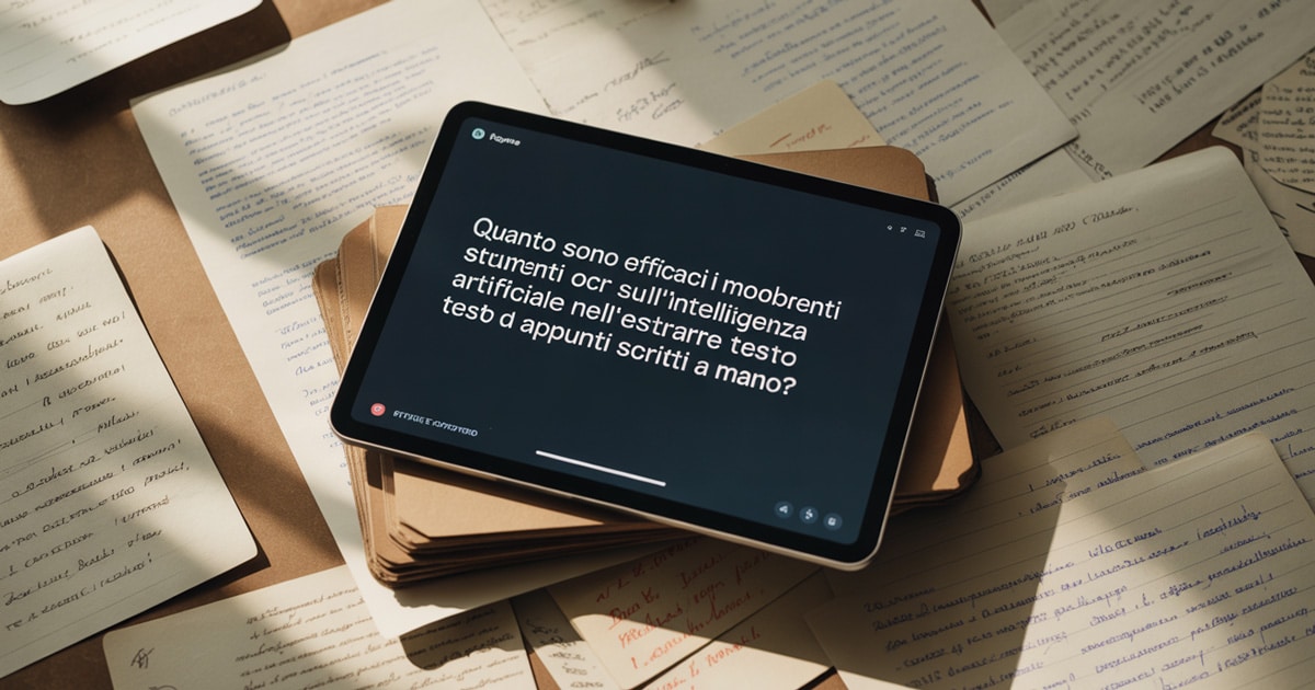 Quanto sono efficaci i moderni strumenti OCR basati sull'intelligenza ...